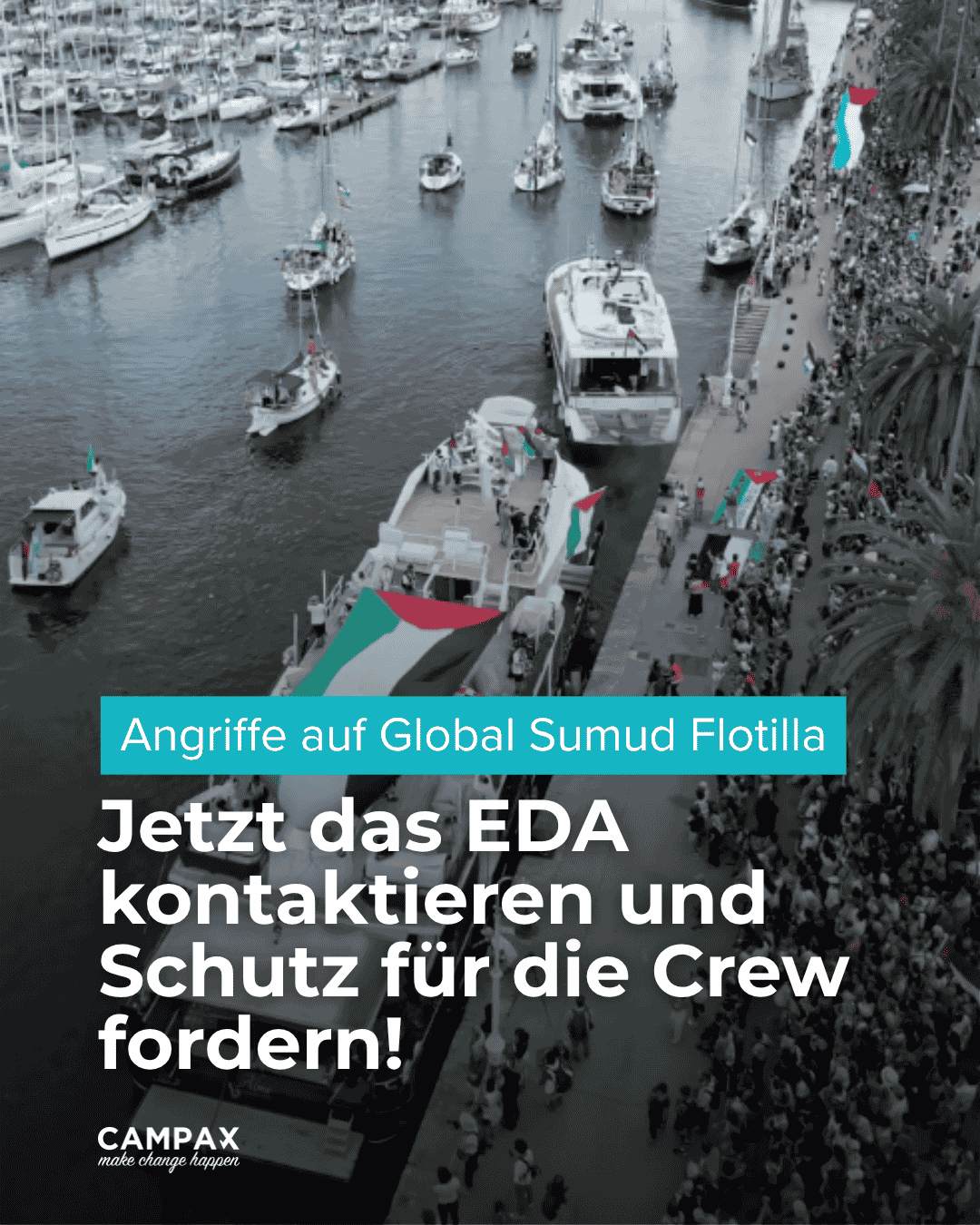 Global Sumud Flotilla wurde illegal gestoppt – schreibe jetzt dem EDA ...